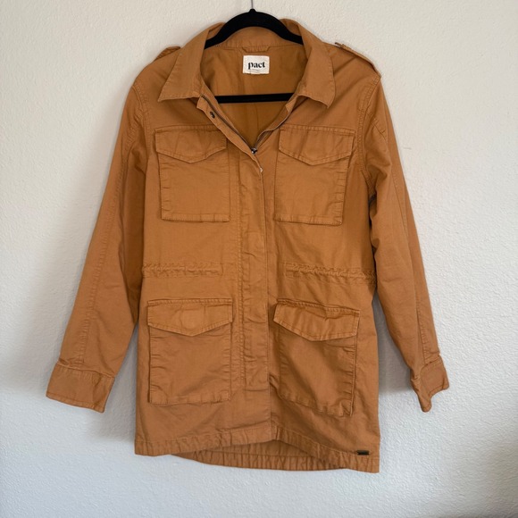 Pact | Jackets & Coats | Pact Organic Cotton Small Utility Chore Jacket ...